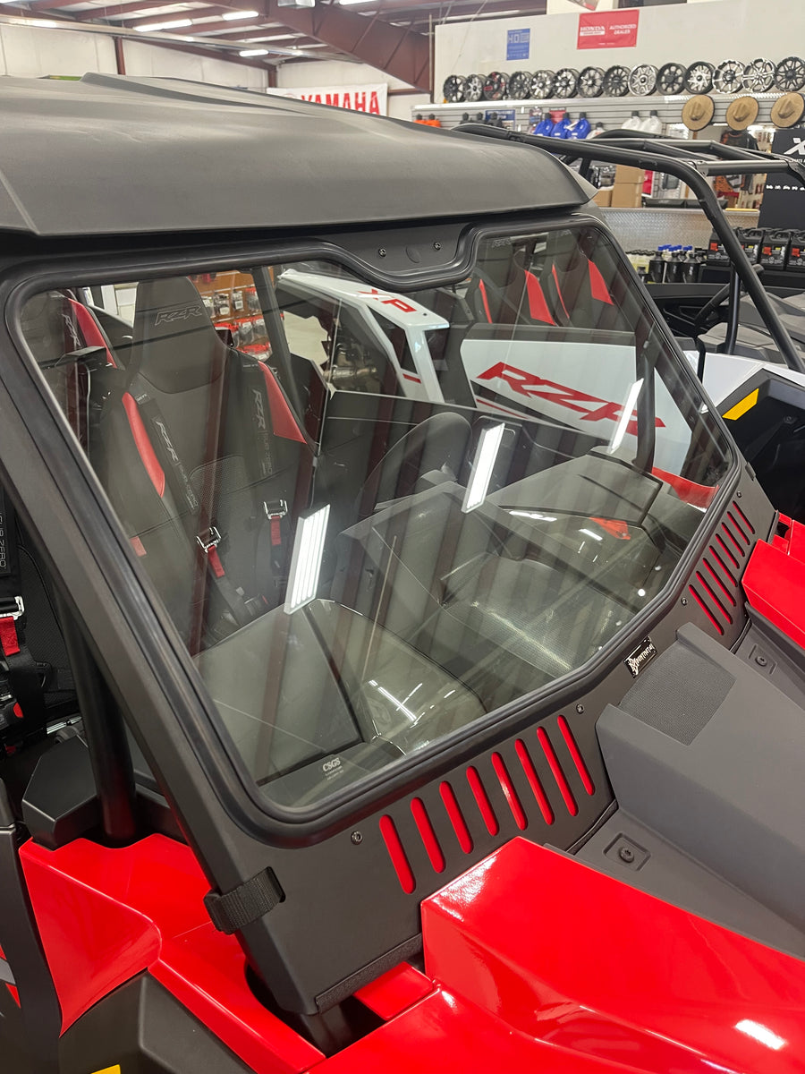 Polaris RZR XP/XP S (2024+) Vented Glass Windshield – Bent Metal Off-Road