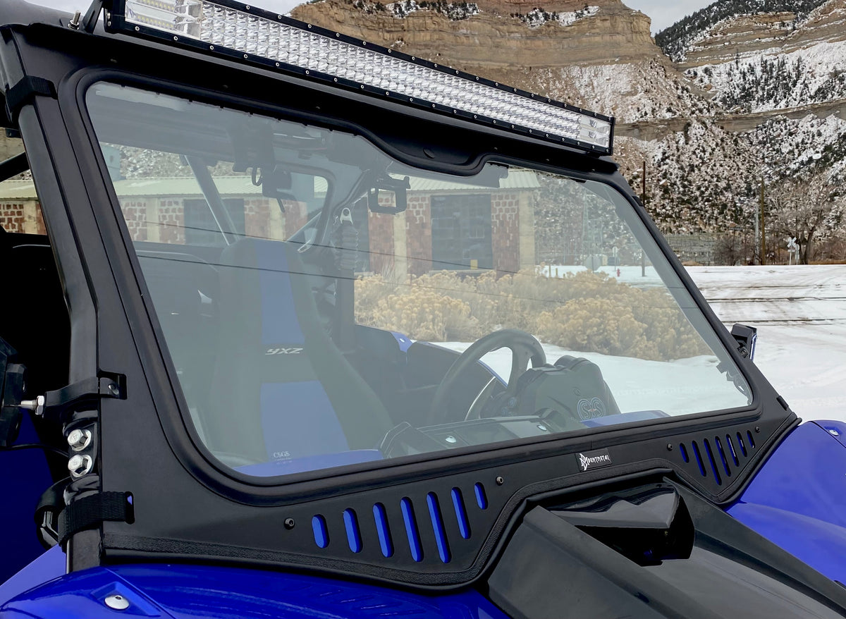 Yamaha YXZ (2019-2025) Vented Glass Windshield – Bent Metal Off-Road