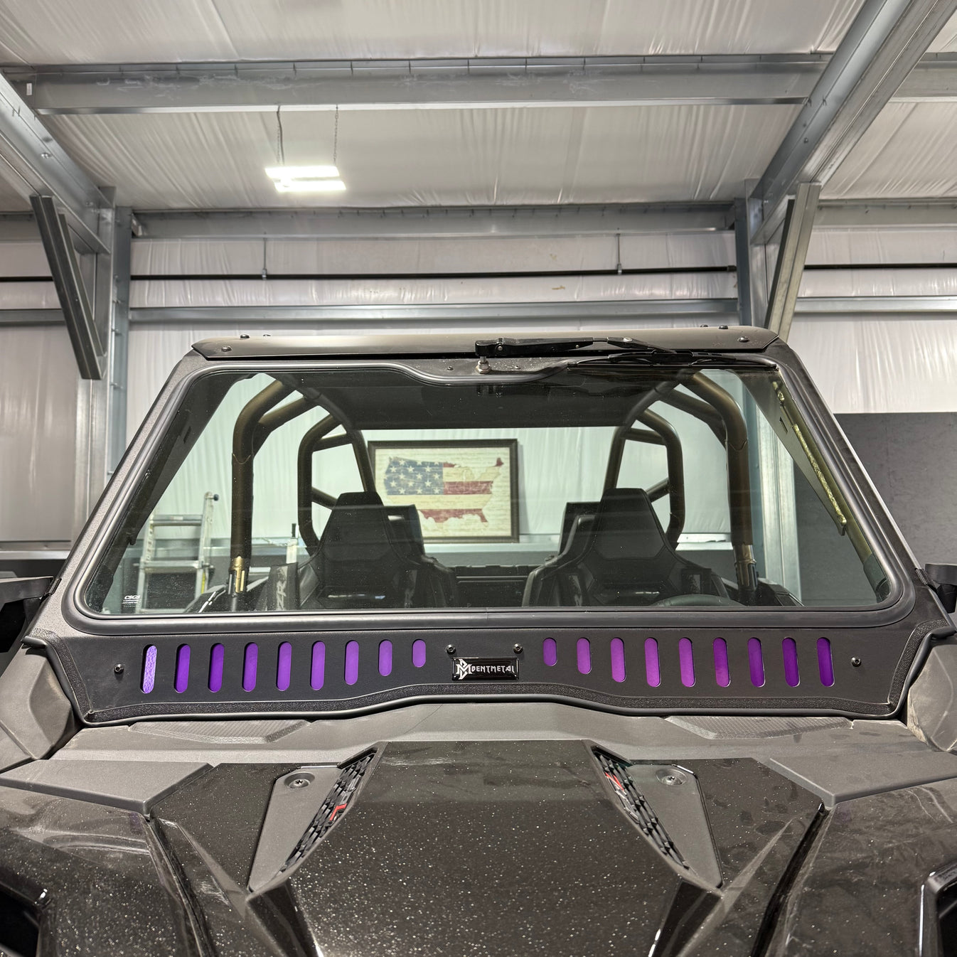 Polaris RZR Pro R (2025+) Vented Glass Windshield – Bent Metal Off-Road